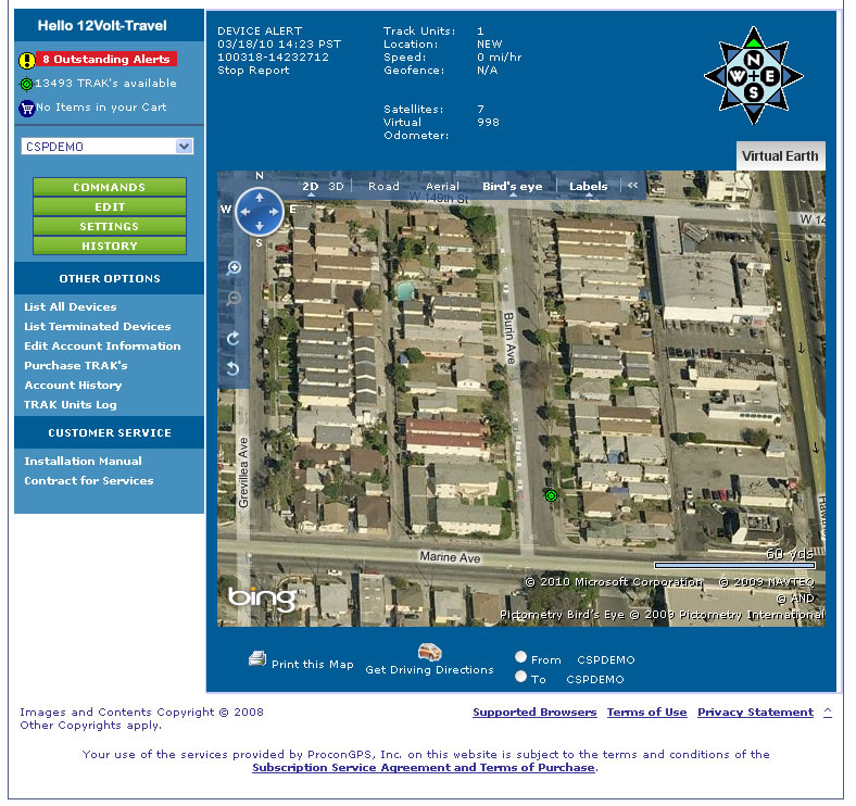 Crimestopper TN4005 TrakNet GPS Receiver Consumer Tracking System ...