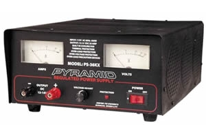 Pyramid PS36KX 32 Amp 12 Volt Variable Power Supply with Dual Meters ...