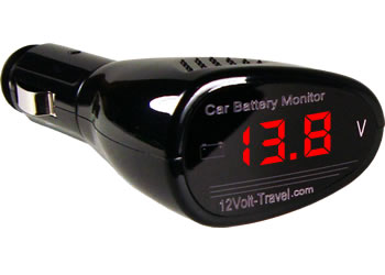 12Volt-Travel XL-CAR-V 12 Volt Battery Monitor