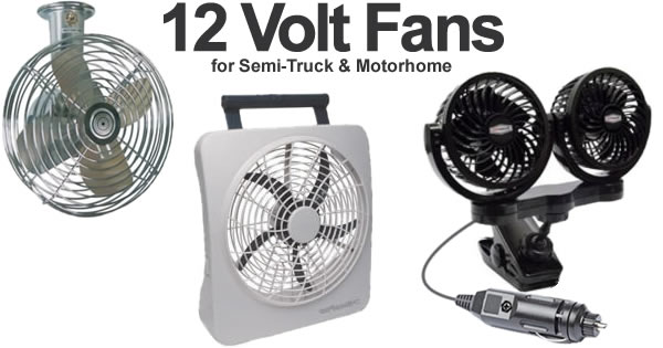 12 Volt Fans, 12 Volt Electric Fan at 12Volt-Travel.com